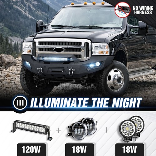 Front Bumper For 2005-2007 Ford F250 F350 F450 with Sensor Holes, Winch ...