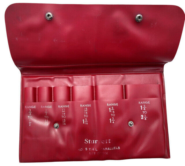 Starrett S154LZ Adjustable Parallel Set - Grey/Red (50586) for sale ...