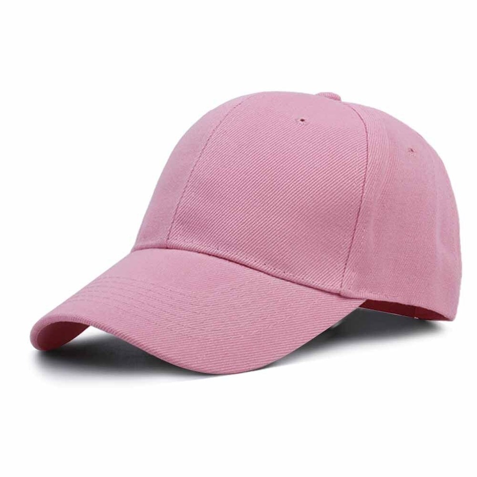 Classic Adjustable Baseball Snapback Hat Men Women Plain Flat Hip Hop ...