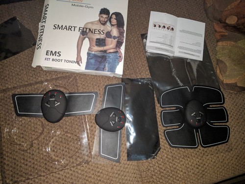 Magic EMS Muscle Training Gear ABS Trainer Home Exercise Shape Fitness ...