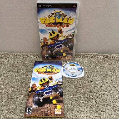 Pac-Man World Rally (Sony Playstation PSP, 2006) Complete Game + Manual ...