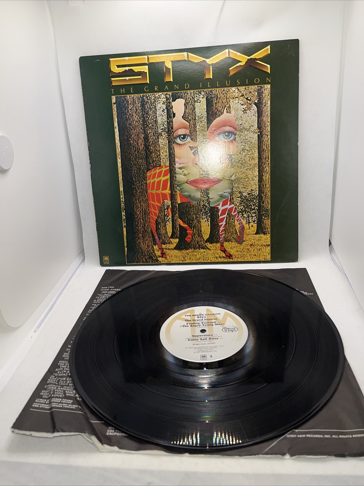 STYX The Grand Illusion A&M SP 4637 Printed In USA 1977 Vinyl Record | eBay