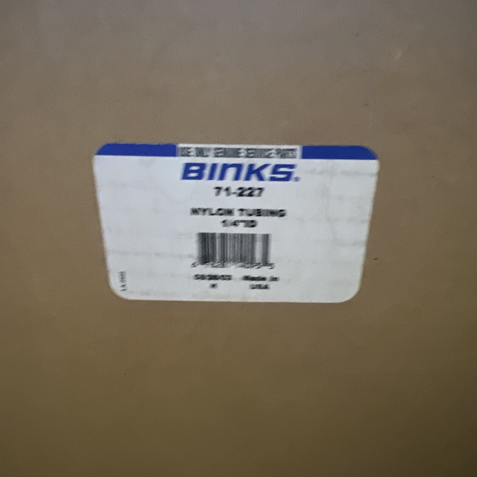 BINKS #71-227 NYLON TUBING 1/4" ID 500’ Ft for sale online | eBay