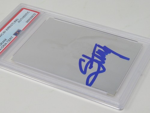 Sting WWE WWF Signed Autograph Auto 1991 Impel WCW Rookie Card Hologram ...