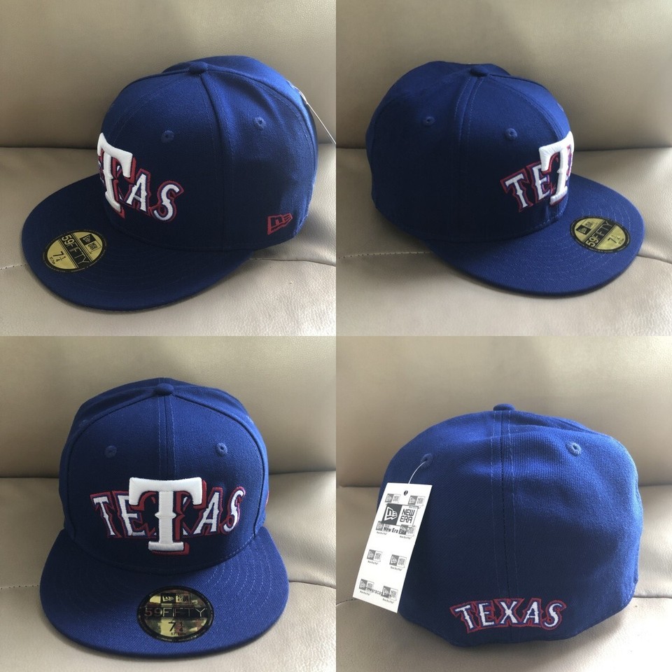 Texas TETAS Rangers Banned New Royal Era Cap Viral 59Fifty Overlap ...