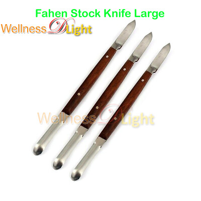 3 Pcs Dental Spatula Knife Plaster Wax Carver Fahen Stock Knife Large ...
