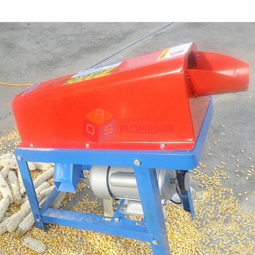 220V Farm Electric Corn Thresher Maize Sheller Threshing Stripping ...
