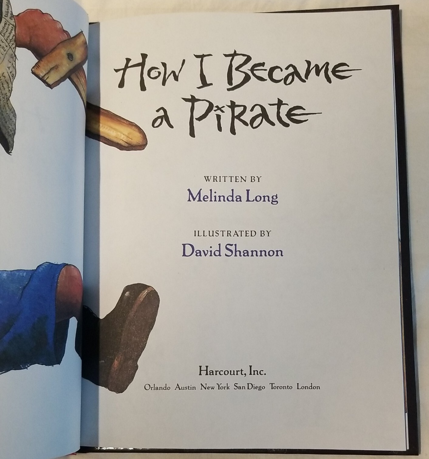 NEW Hardcover Childrens Fiction Book "HOW I BECAME A PIRATE" A Weekly ...