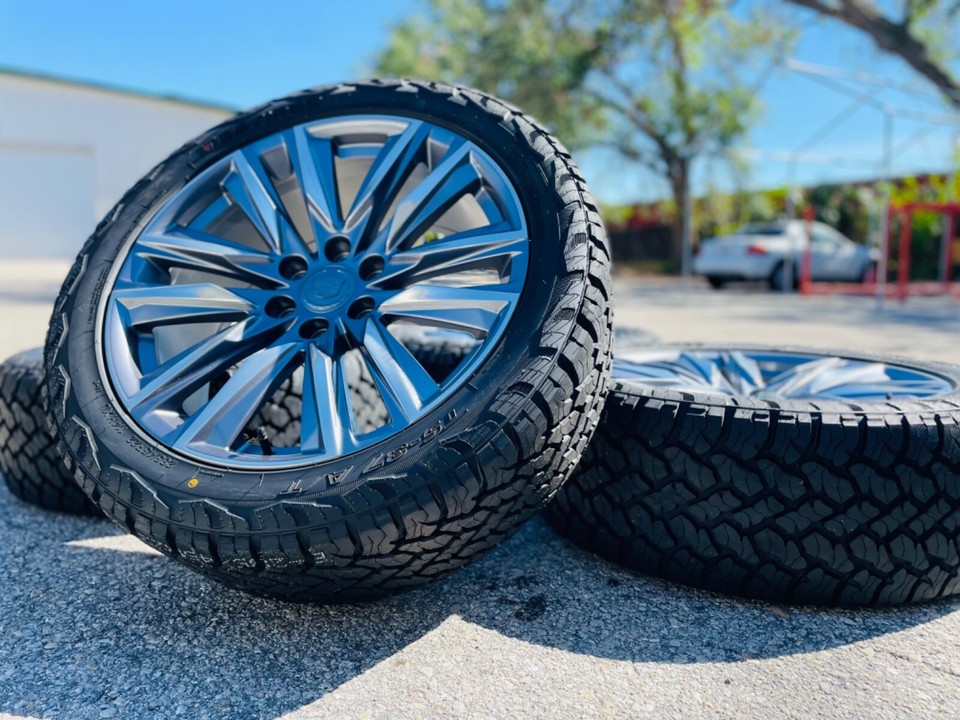 22" Chevy Silverado Tahoe Suburban Wheels Rims Tires GMC Sierra Yukon ...