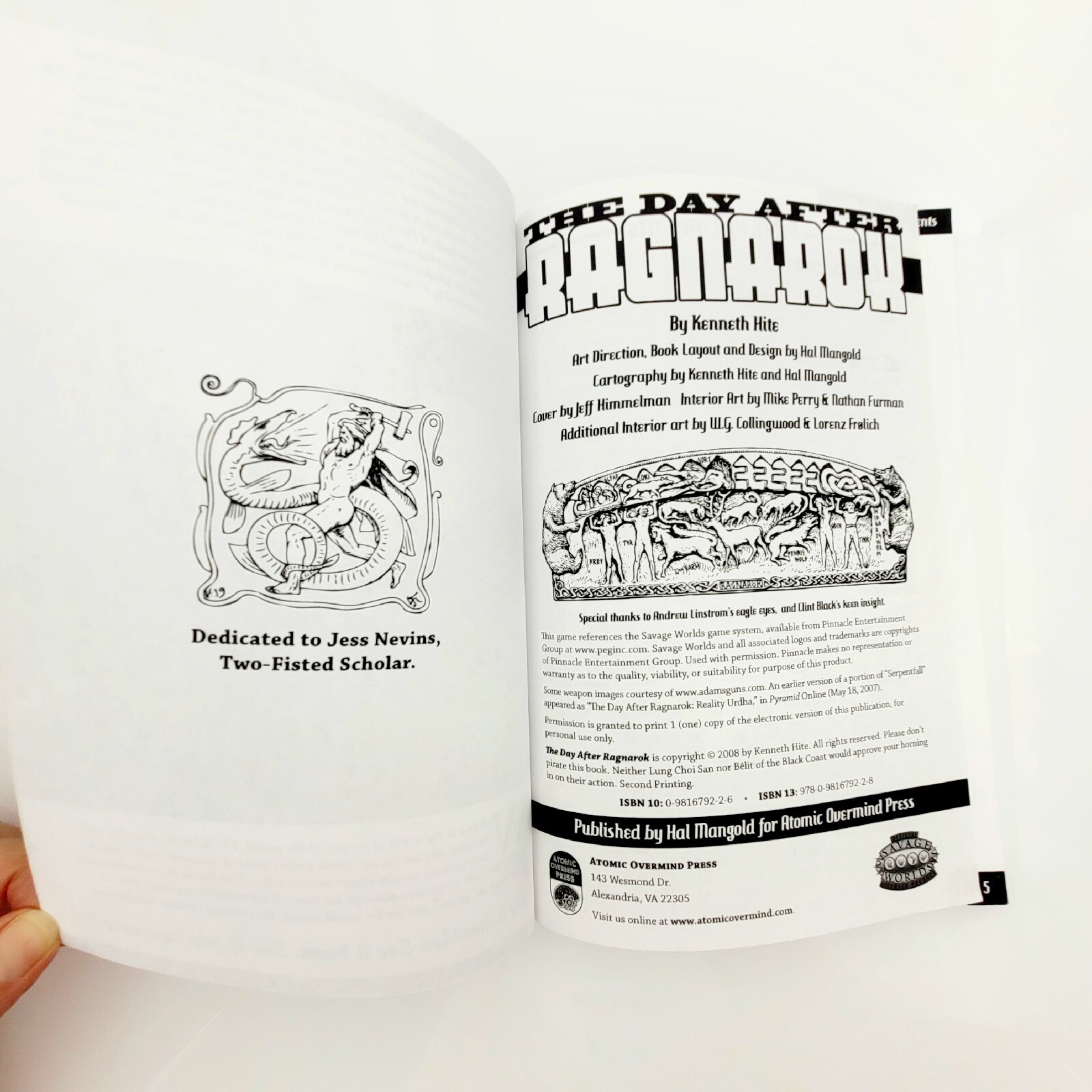 The Day after Ragnarok : A Savage Setting by Kenneth Hite (2009, Trade ...