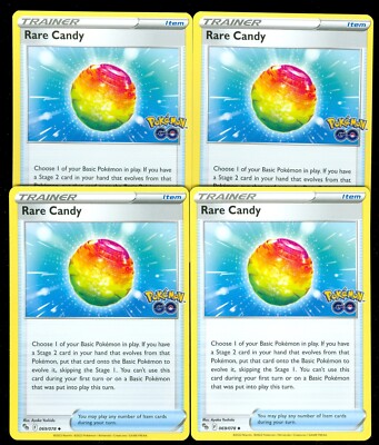 Pokemon RARE CANDY 069/078 - Pokemon GO - - MINT 4X | eBay