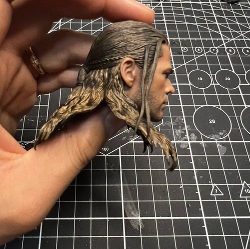 1/6 Figure's Head Sculpt Hot Toys HT Thor 4.0 MMS306 Avengers Age Of ...