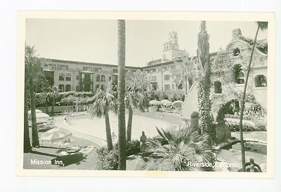 Mission Inn Pool RPPC Vintage Riverside CA Photo ca. 1948 | eBay