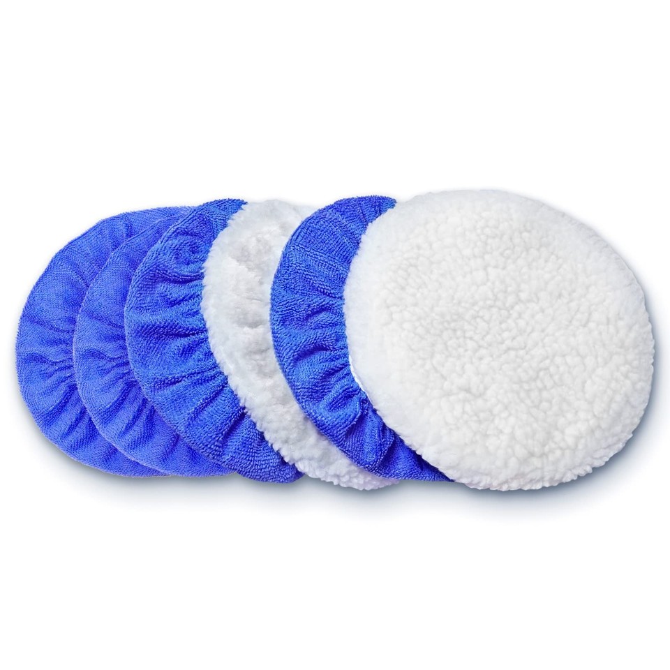 9 to 10 Inch Car Polisher Pad Bonnet, 15Pcs Car Polishing Bonnet ...