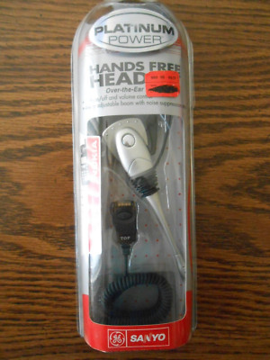 GE Sanyo Platinum Power Hands Free Headset #49629 | eBay