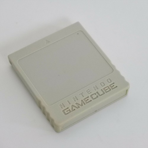 Gamecube MEMORY CARD Gray DOL-008 Nintendo Official gc | eBay