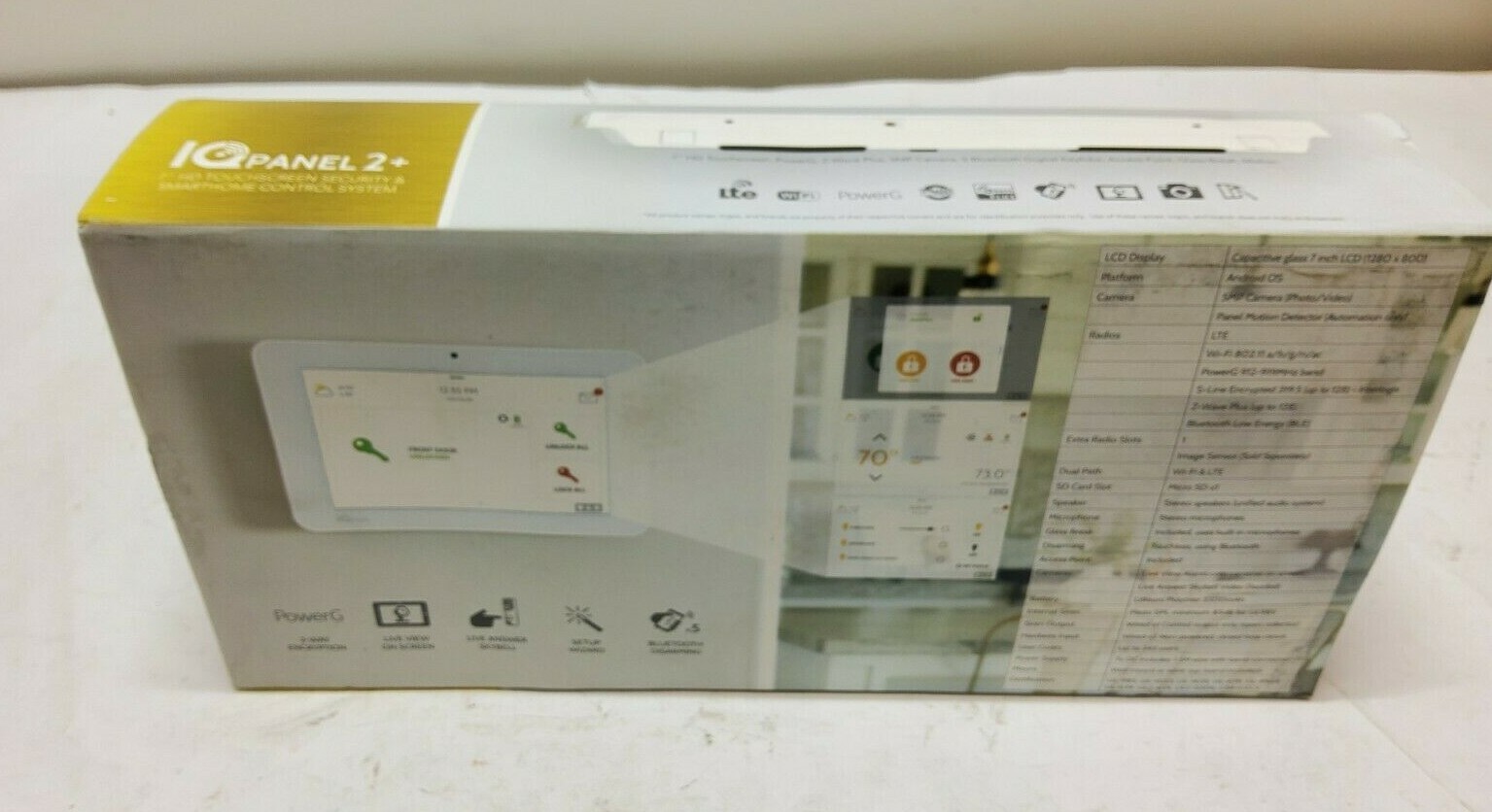 New Qolsys QS9201-1208-840 IQ Panel 2 PLUS PowerG Legacy Support 319.5 ...