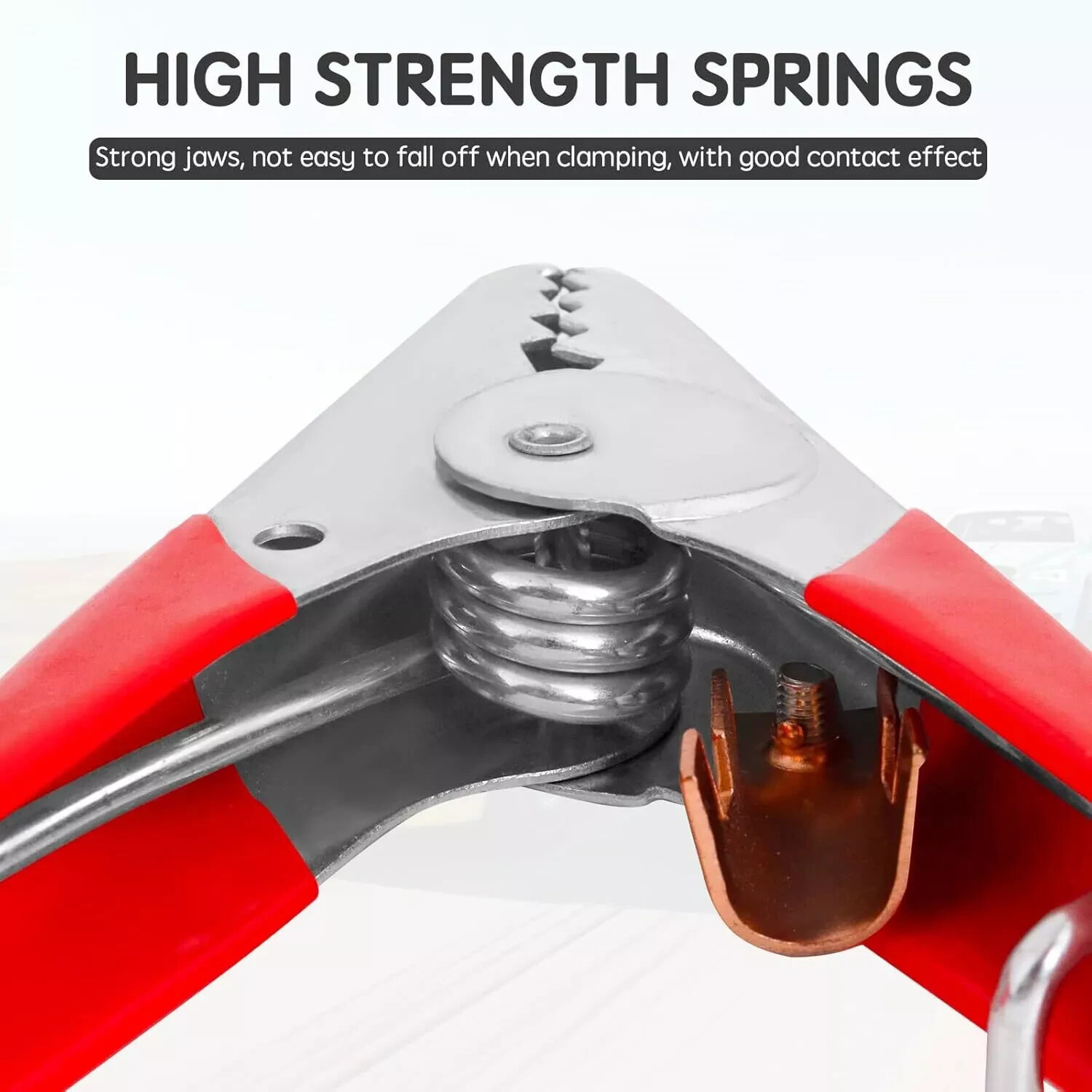 2 Pcs Jumper Cable Clamps Heavy Duty Battery Clamps 1100a Jumper Cable ...