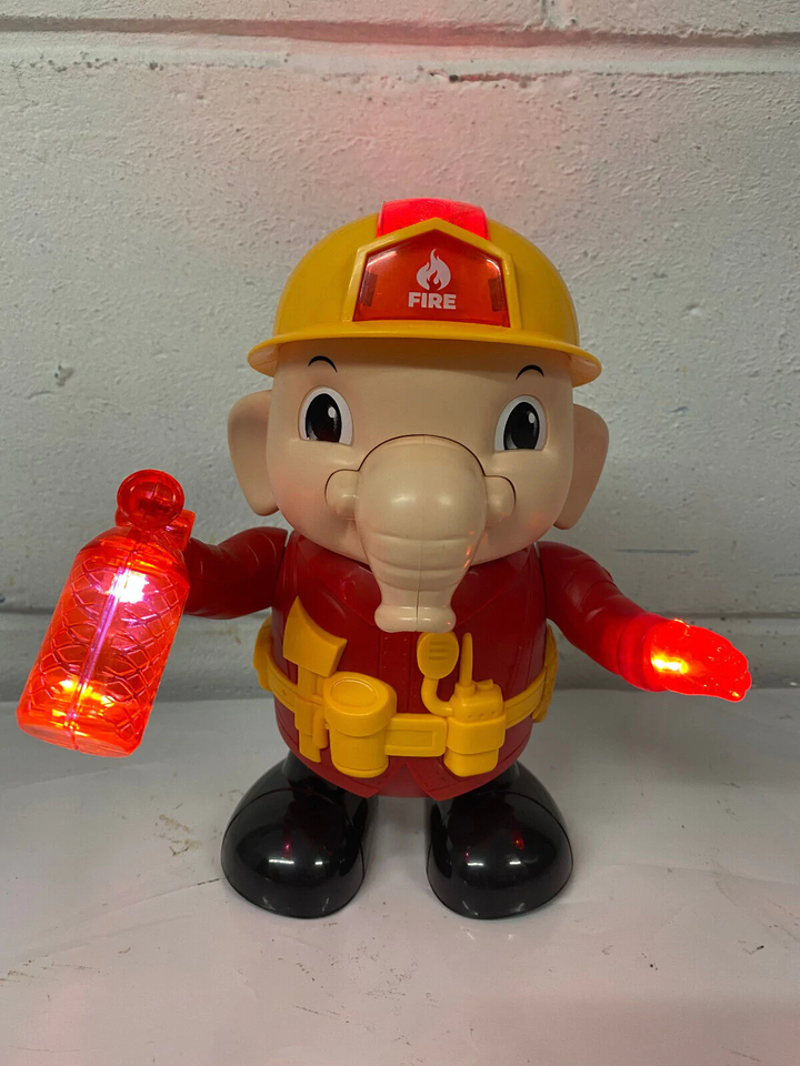Dancing Fire Elephant Toys Musical Lighting Doll Educational Kids ...
