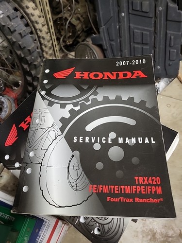 2007-2010 Honda TRX420 Fourtrax Rancher ATV Shop Service Repair Manual ...