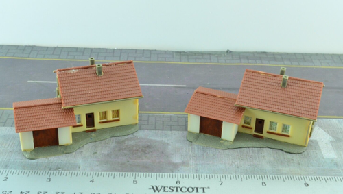 Faller 2 Houses w/ Garage Built Up N Scale 1:160 (N5978) | eBay