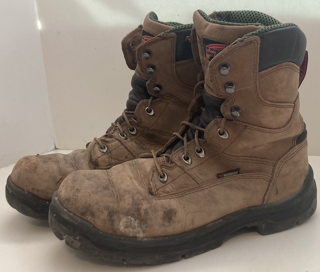 RED WING 1447 King Toe 8-Inch Brown Leather Work Boot… - Gem