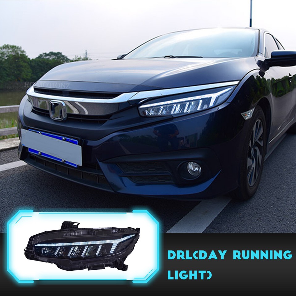 2016-2021 Honda Civic LED Headlights For Honda Civic 10th Gen ...