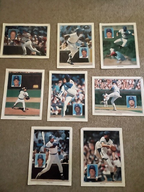 1986 Unocal Chicago Cubs Paper Poster Set Complete (20) | eBay