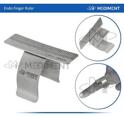 Dental Endo Gauge Finger Ruler Measure 0 To 40mm Endodontic Ring ...