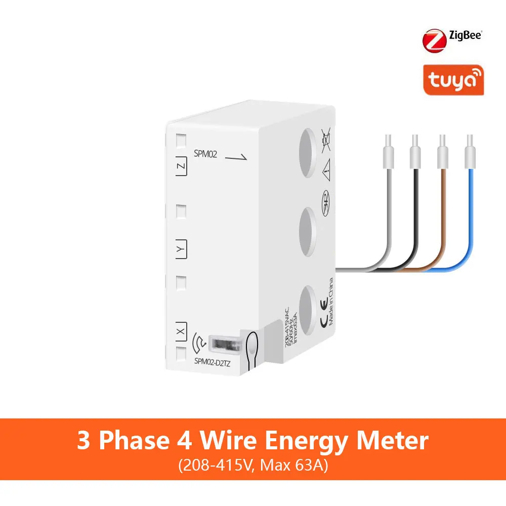 Zigbee Power Meter Network ZigBee Meter Energy Power Monitor 80A Clamp