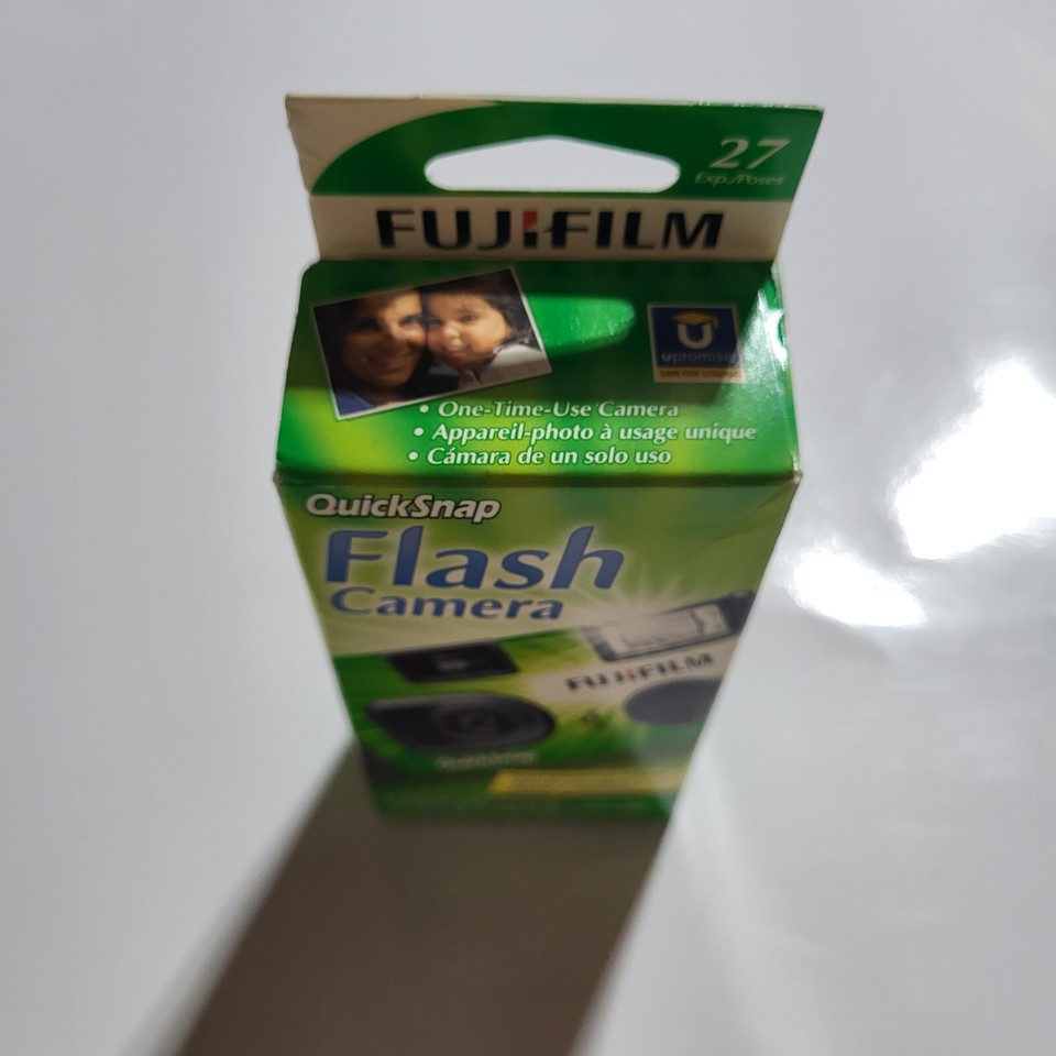 FUJIFILM Quick Snap 400 Speed Film Camera 27 Exposure Flash 09-2009 Exp ...