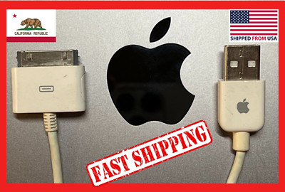 Original Apple USB Data Sync Cable Cord Charger F iPod iPad iPhone 1 2 ...