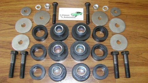 Subframe Body Mount Bushing Kit with Hardware Bushings sub frame bolts ...
