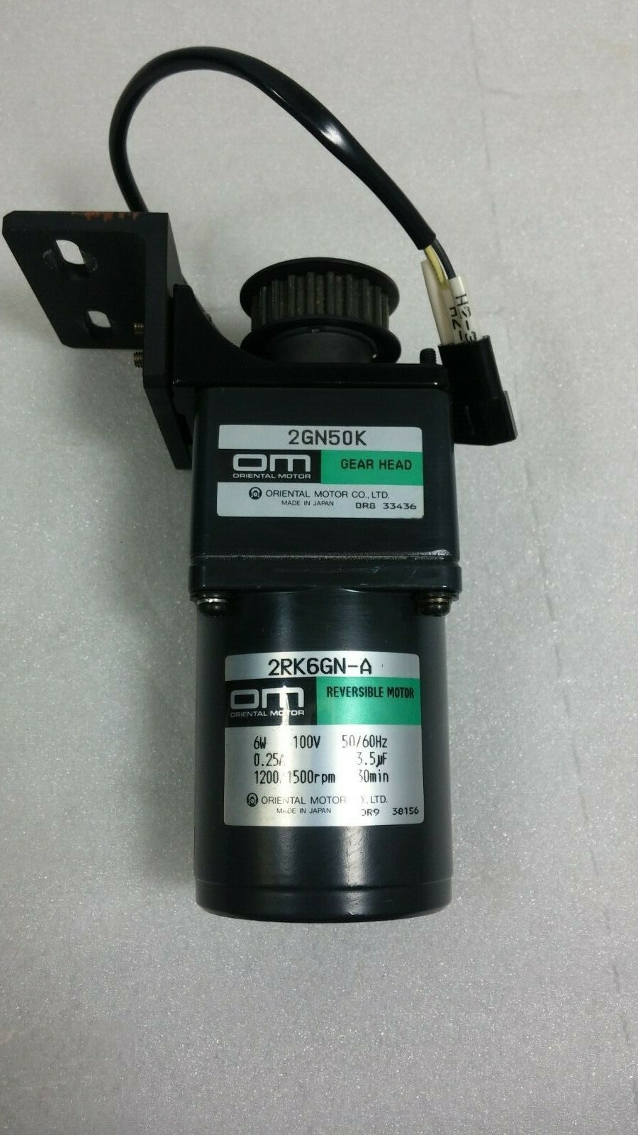 Oriental Motor 2RK6GN-A Reversible Motor w/ Gear Head 2GN50K | eBay