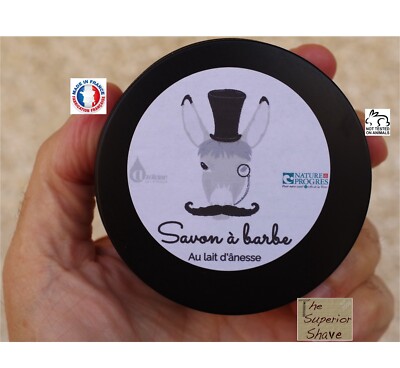 Azalane Cold Saponified Donkey Milk Shaving Soap 90g Made in France | eBay