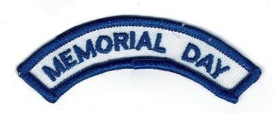 Girl Cub Boy MEMORIAL DAY Rocker ADD-ON Patches SCOUTS GUIDE parade ...