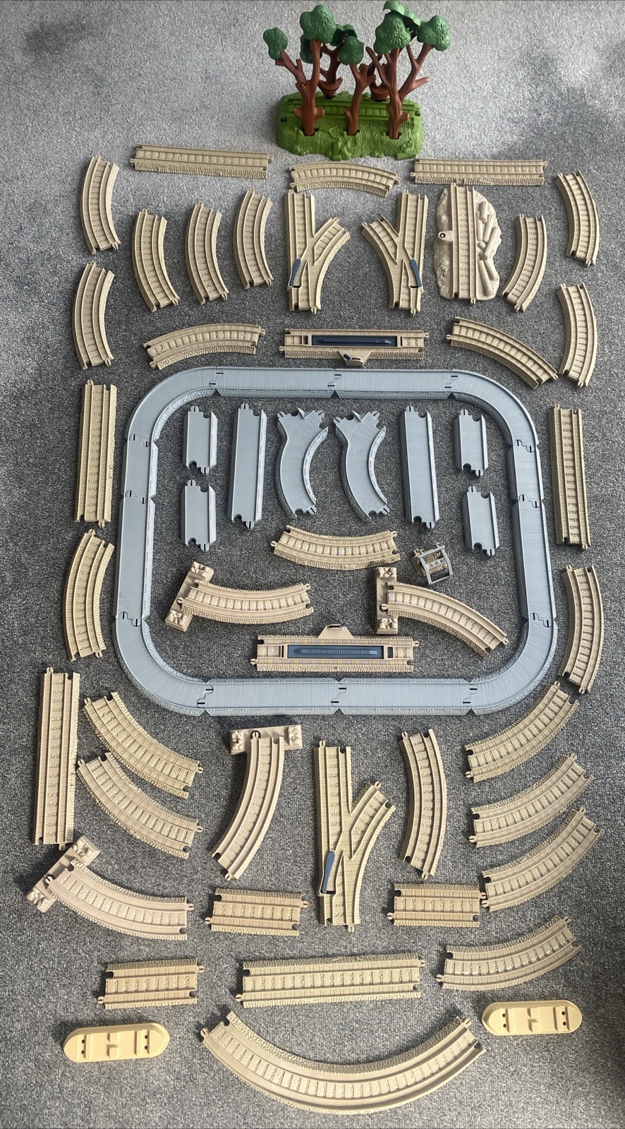 Job Lot Brown Beige Track Tomy Trackmaster Thomas Road and Rail 64 ...