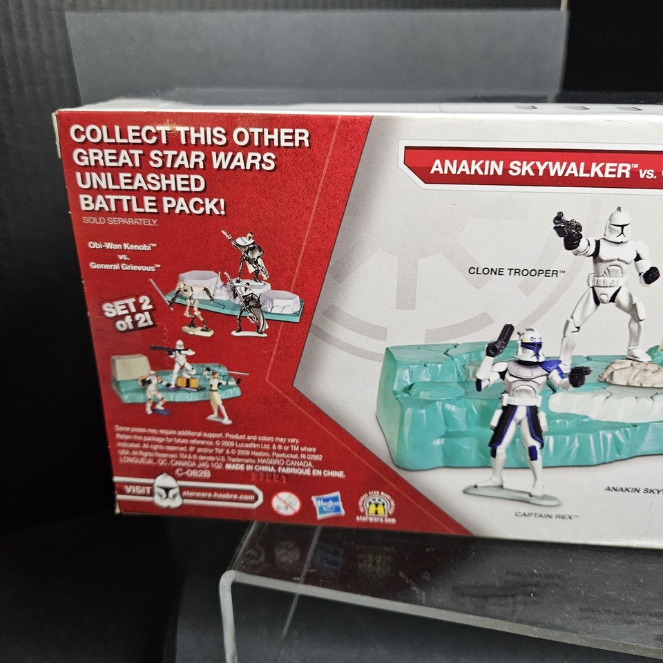 Star Wars The Clone Wars Battle Pack Unleashed Anakin Skywalker vs ...