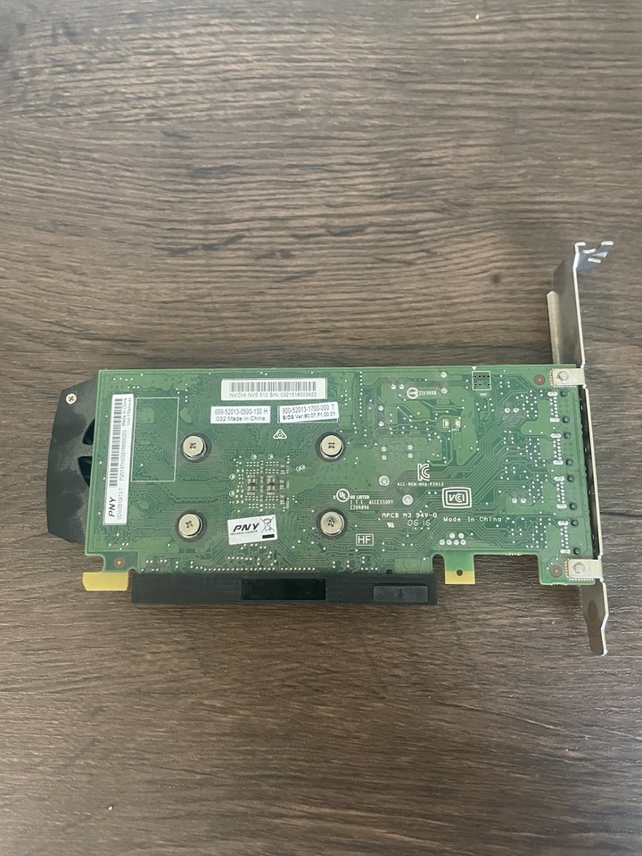 PNY Nvidia Quadro NVS 510 2GB GDDR3 VCNVS510ATX-T PCIe Graphics Card | eBay