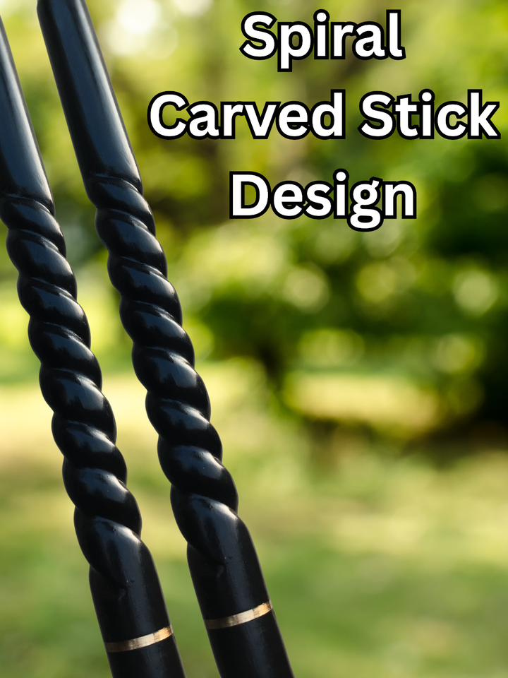 Antique Art Nouveau Walking Cane | Hand Carved Wooden Spiral Floral ...