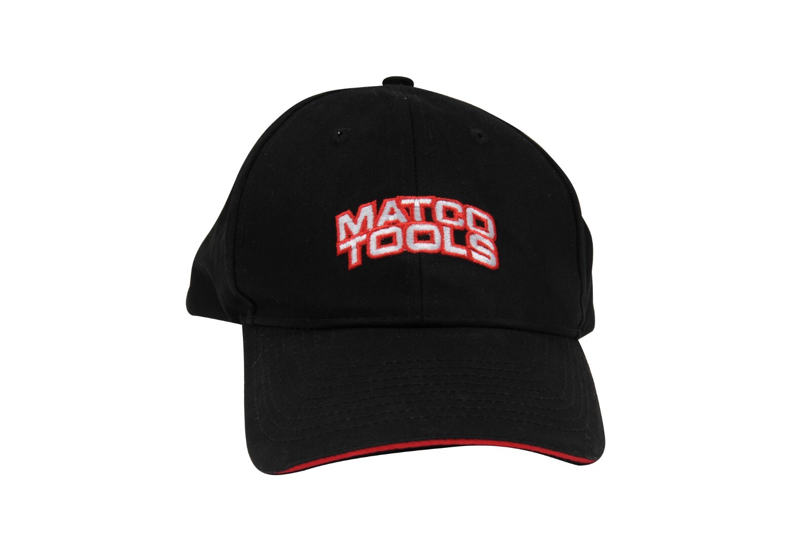 Matco Tools Black Red White Spell Out Logo Hat Adjust… - Gem