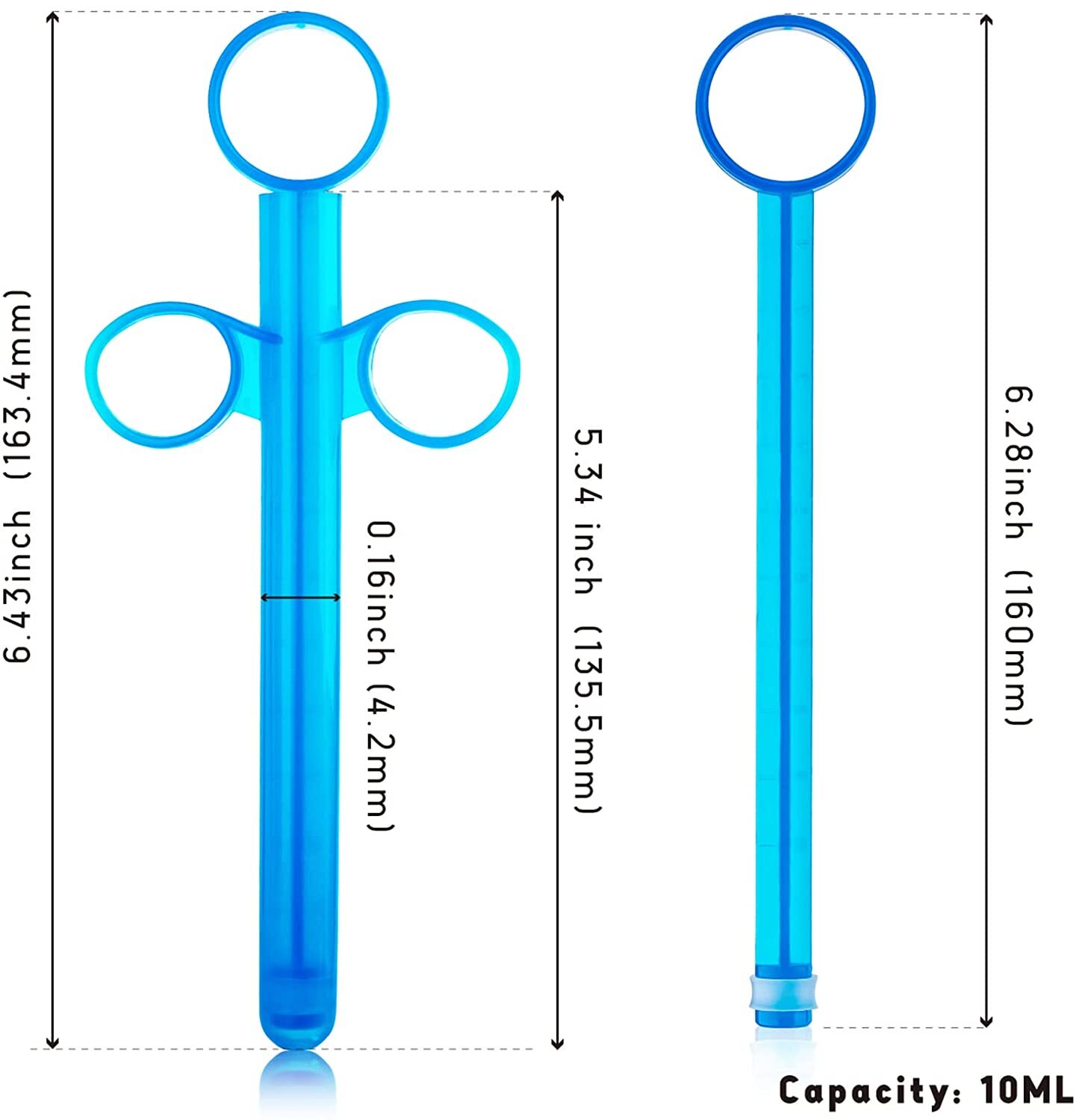 Lubricant Lube Applicator Personal Anal Shooter Reusable Tube Injector ...