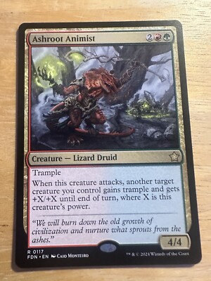 Ashroot Animist [Foundations] Magic MTG | eBay