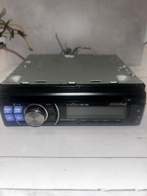 Alpine CDE-100 CD Player/MP3 In Dash Receiver 793276420275| eBay