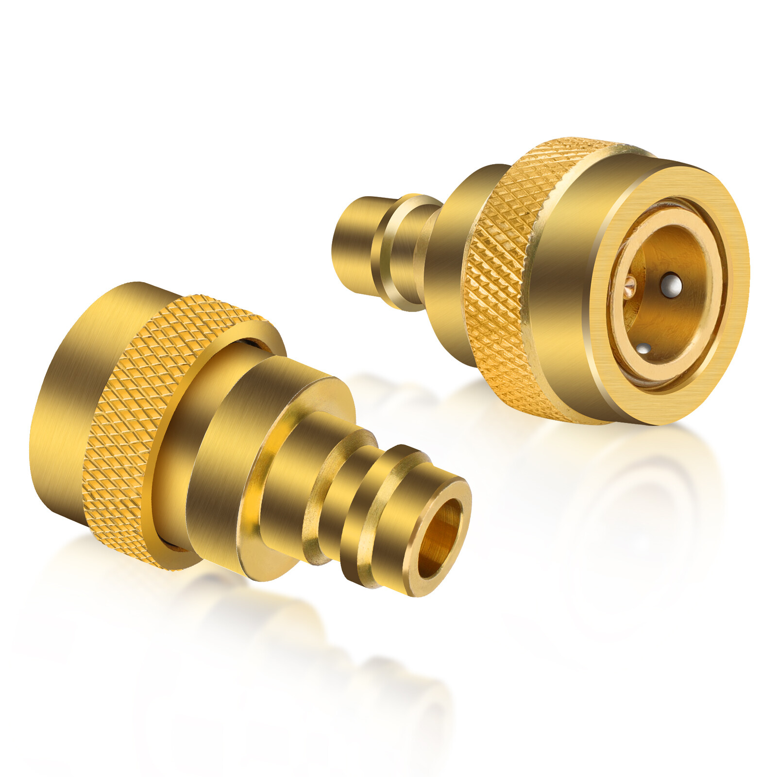 R134A to R1234YF Quick Couplers Kit Adapter Adjustable High Low Side ...