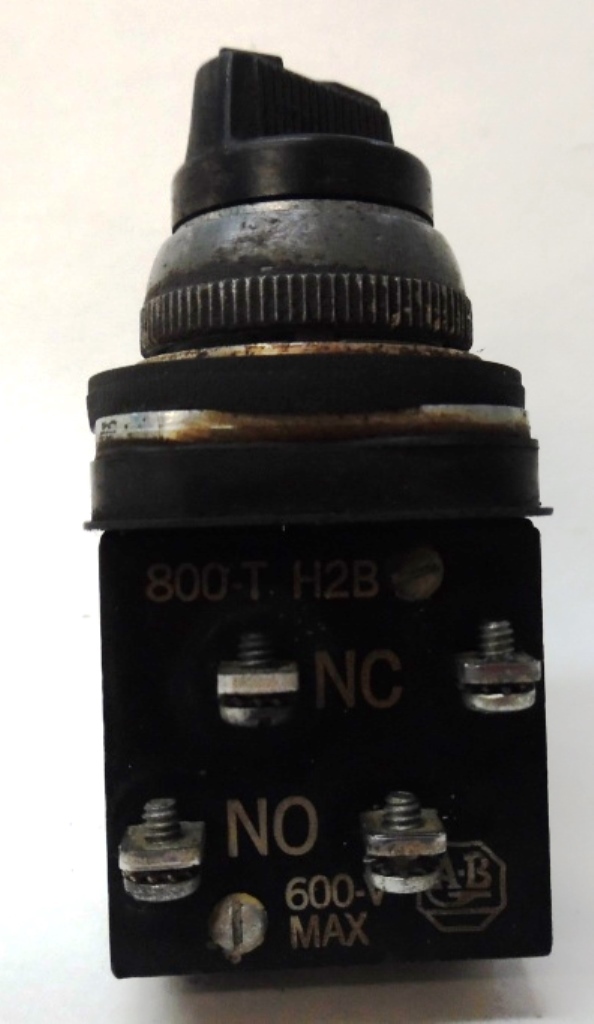 ALLEN BRADLEY SELCTOR SWITCH 800T-H2B, 2 NO 2NC, 2 POS, 600-V | eBay