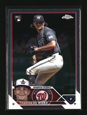 2023 Topps Chrome Update Thaddeus Ward | eBay