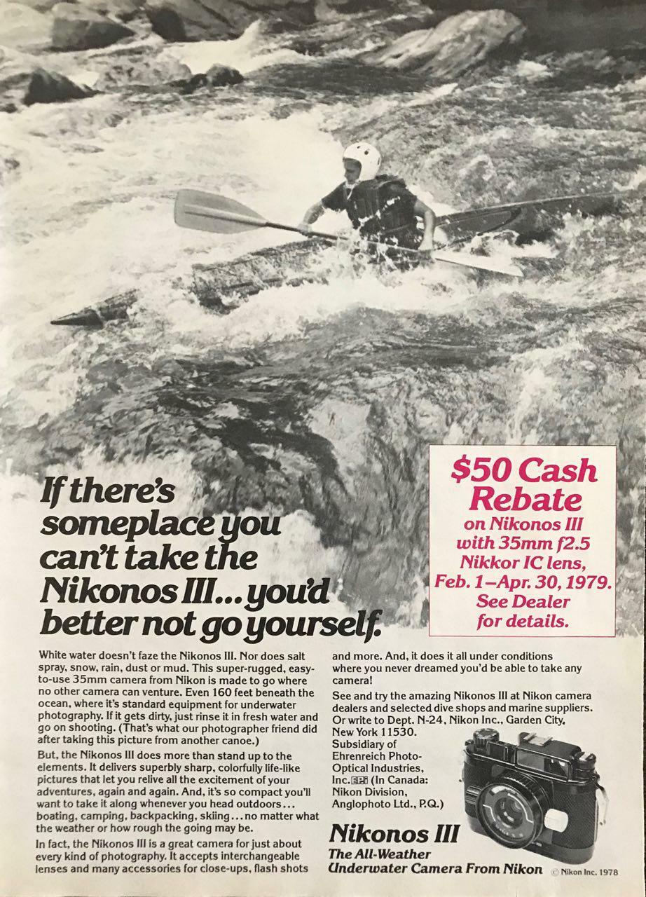 1979 Nikon Nikonos III All Weather Underwater Camera PRINT AD ...