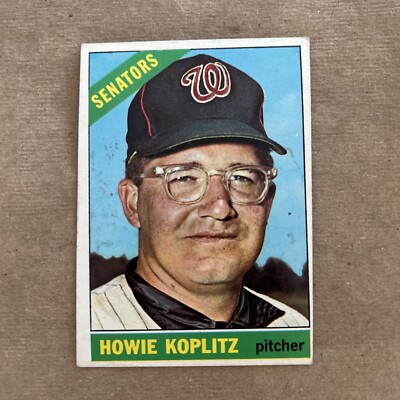 1966 Topps Baseball Howie Koplitz Washington Senators Card #46 | eBay