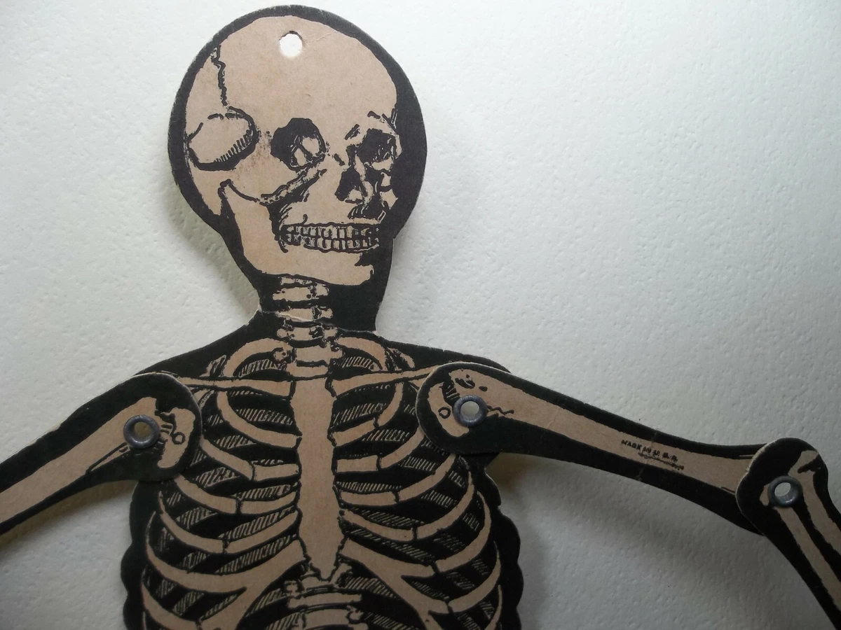 Vintage Halloween Skeleton